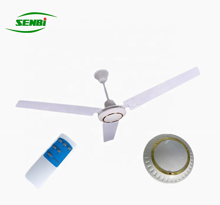 Copper Motor 12V Solar DC Ceiling Fan Safety Operation 2 Year Factory ...