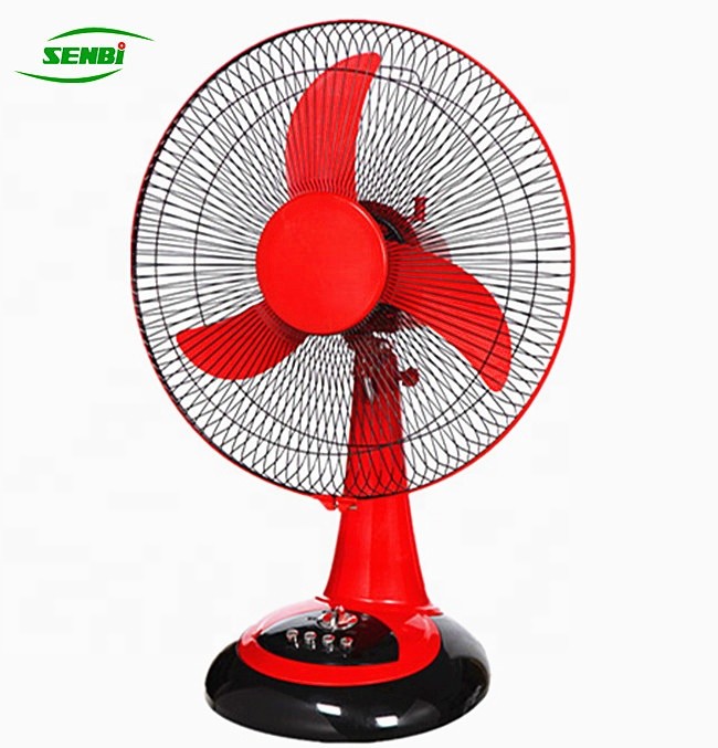 12V Dc Motor Table Fan , 1200 RPM Speed Portable Solar Fans For Home