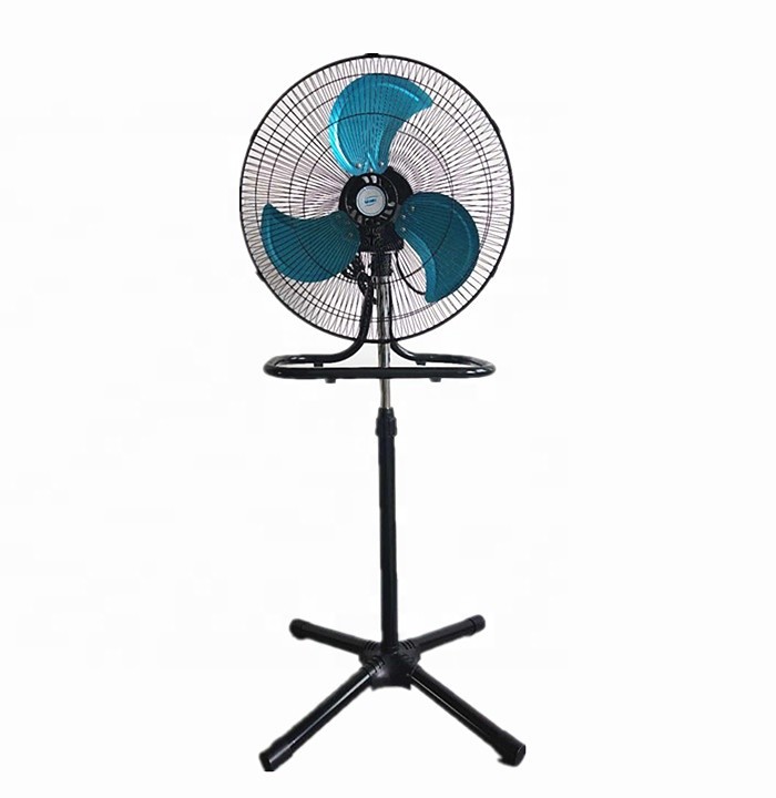 18 Inch Powerful Oscillating Fan , Up - Down Left - Right 360 Degree 3 ...