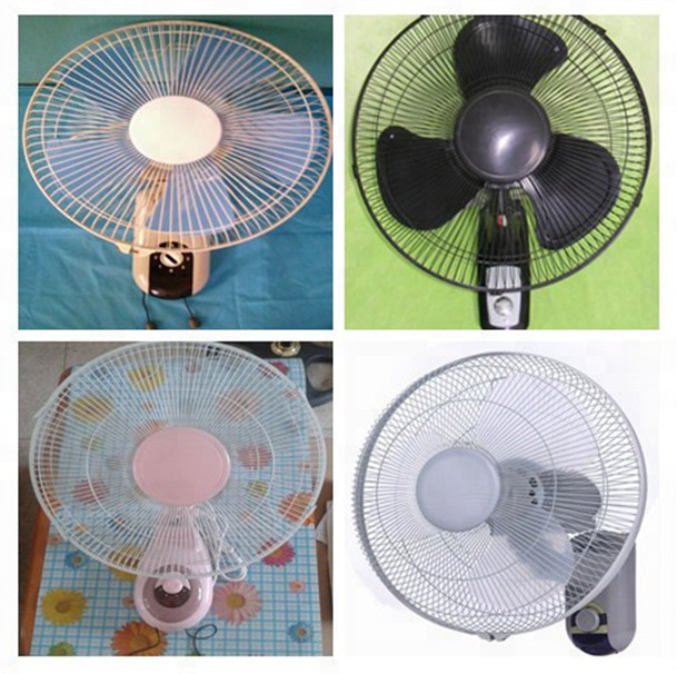 16 18 Inch AC Wall Fan 220v , 3 Speed Oscillating Quiet Wall Mount Fan