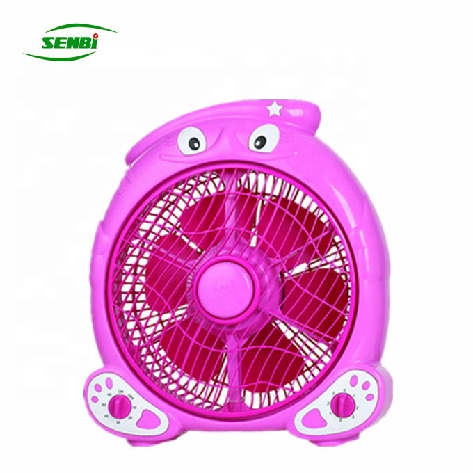 100v-240v Super Silent Box Fan , 6 Blade 10 Inch Thin Box Fan ROHS ...